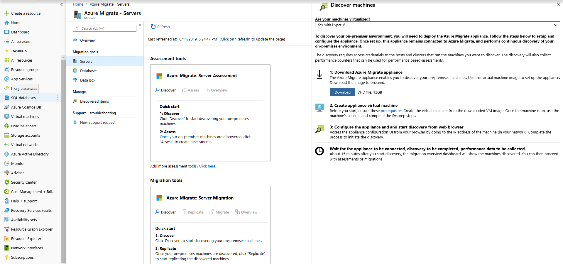 Hyper-V support in Azure Migrate – Step by Step Guidance with ...